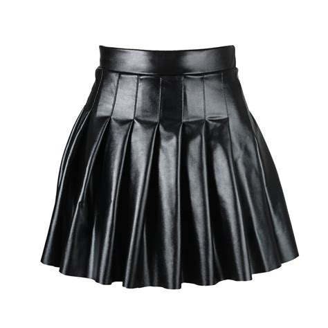 High Waist A Line Pleated Skirt Free Shipping