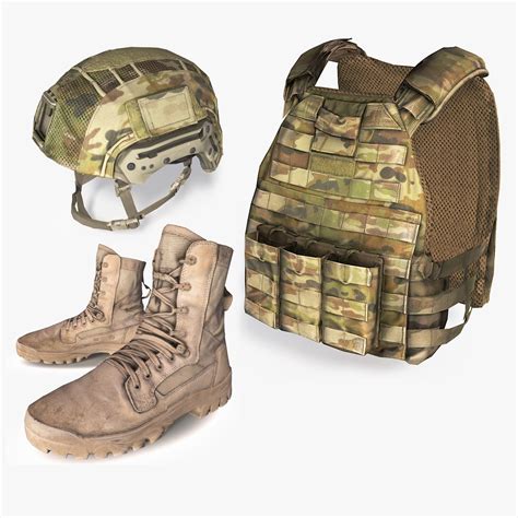 Modelo 3d Adf Combat Soldier Kit Turbosquid 2058649