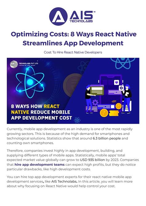 Cost To Hire React Native Developers