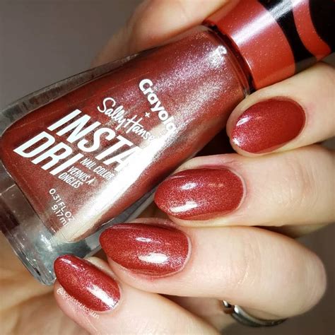 Sally Hansen Insta Dri Crayola Glam Rock Big Dip Oruby Nail Colors
