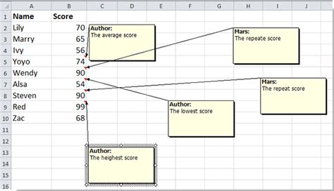 Quickly Reset All Comment Positions In Excel