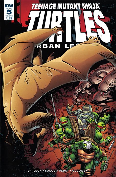 Teenage Mutant Ninja Turtles Urban Legends 5 Fosco Larsen Cover