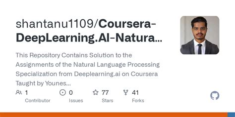 Github Shantanu Coursera Deeplearning Ai Natural Language