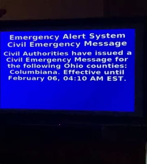 R A W S A L E R T S On Twitter 🚨breaking A Civil Emergency Message
