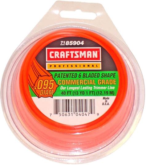 Craftsman 85904 095 Replacement Trimmer Line 40 Feet