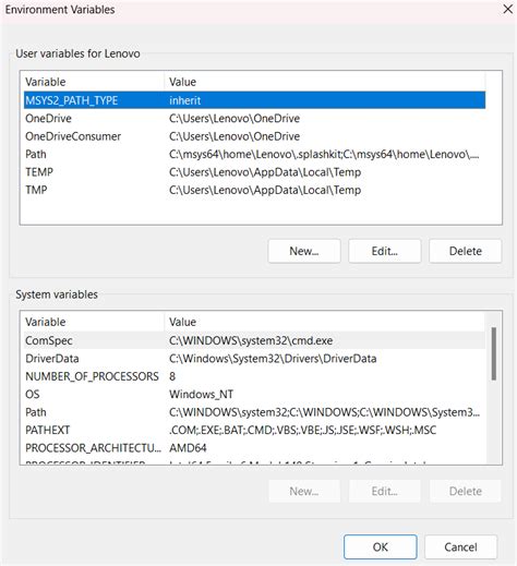 Edit Environment Variable Microsoft Qanda