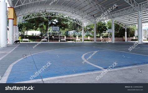 Mexican Basketball Court Trees Roof Stock Photo 2189422941 Shutterstock