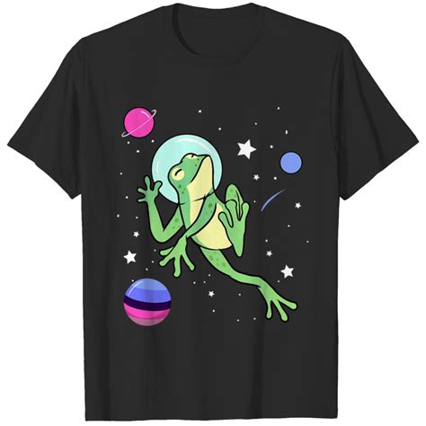 Froggy Frog Omnisexual Frog In Space Omnisexual Pride Frogs T Shirts