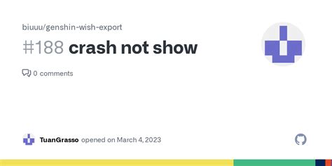 Crash Not Show Issue 188 Biuuu Genshin Wish Export GitHub