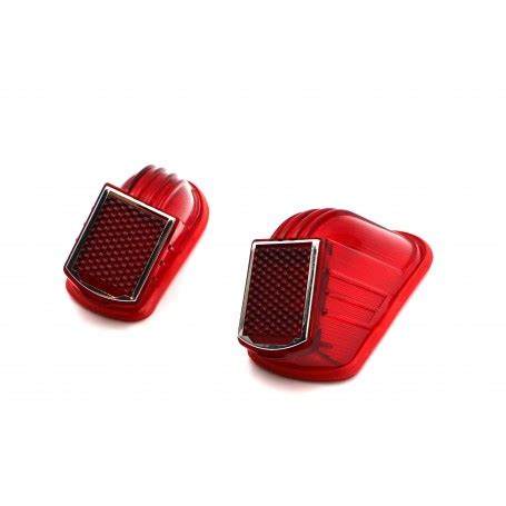 Paire de cabochon rouge de feu Arrière avec joints 1er modèle