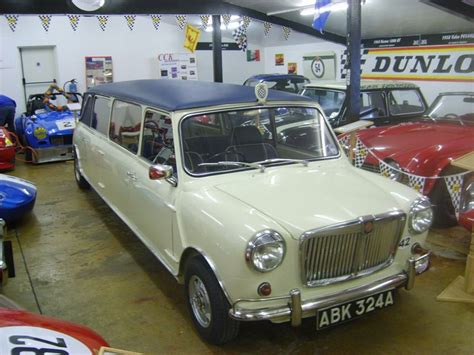 1963 Stretched Mini Limousine Wedding Car Wedding Car Limousine Blue Vinyl
