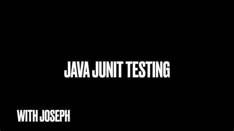 write junit tests for your java classes by josephhaberberg fiverr