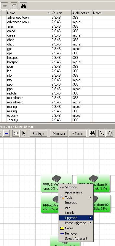 Upgrading Routeros Via Dude The Dude Mikrotik Community Forum
