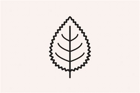 Apple Leaf Outline Icon Graphic By Sargatal · Creative Fabrica