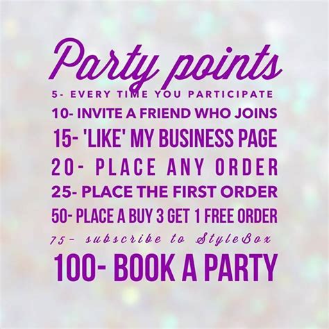Party Points Party Points Business Pages Jamberry