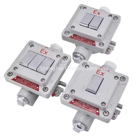 Flameproof Type Explosion Proof Wall Switch Surface Mounted Explosion