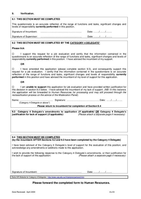 Job Reclassification