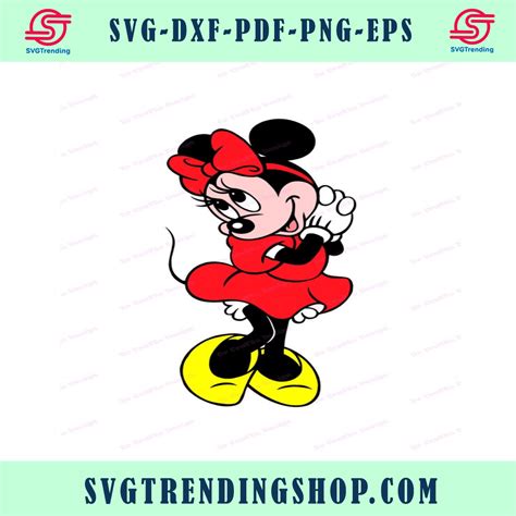 Minnie Mouse Svg Minnie Svg Disney Svg Trending Svg Svg Eps Dxf Png