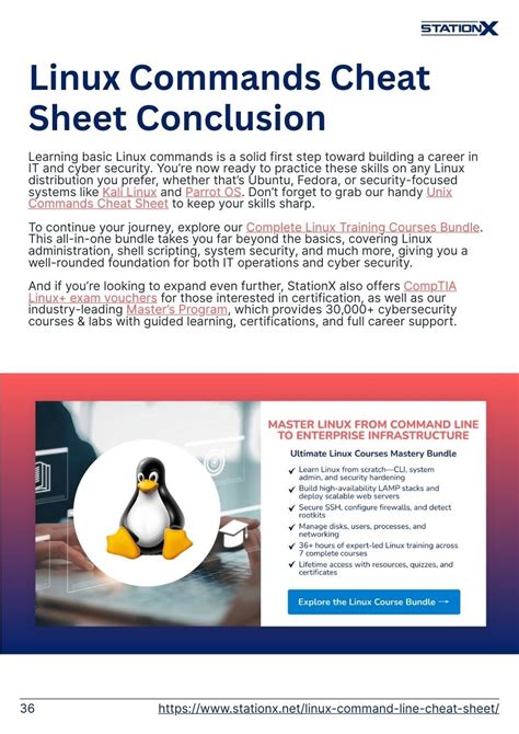 Linux Commands Cheat Sheet For Comptia Linux And Lpic 1