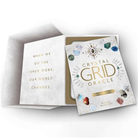 Bộ Bài Crystal Grid Oracle Deluxe Edition Lưới Tinh Thể