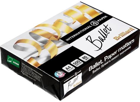 Бумага Ballet Brilliant, A4, 80 г/кв.м (500 листов) kms_434199 купить в ...