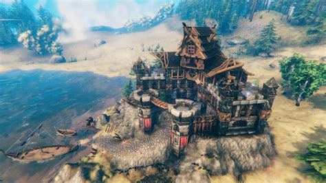 End Game Base Plains Fortress Valheim Build