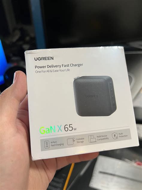 UGREEN GaN X 65W 4 Port Charger (3 USB-C, 1 USB-A), Mobile Phones ...