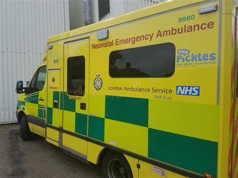 Neonatal Emergency London Ambulance Editorial Image Image Of