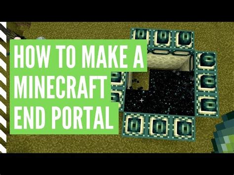 How To Make A Ender Portal Minecraft The End Game Minecraft 101