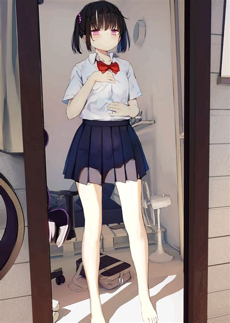 Bare Legs Girl Original Drawn By Kamizakihibana Danbooru