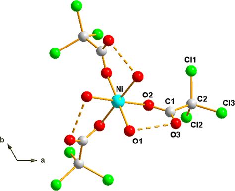 Coordination Polyhedron Of Nickel In I The Same Coordination