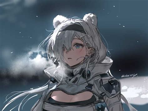 Aurora 少女人的明日方舟插画图片 BoBoPic