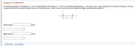 Solved Chapter 21 Problem 013 In The Figure Particle 1 Of