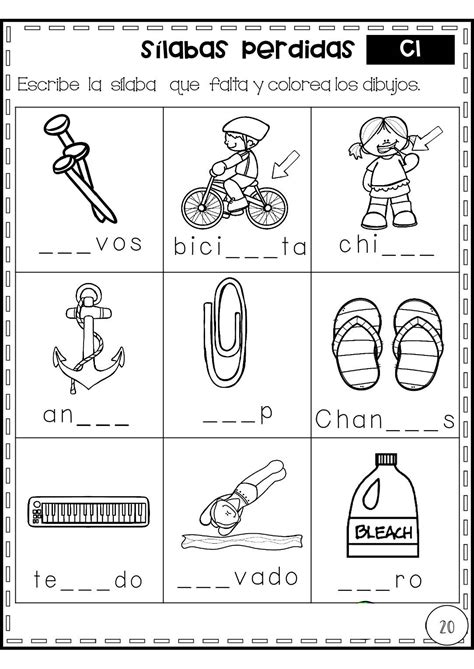 CUADERNO DE SÍLABAS TRABADAS PARA LECTOESCRITURA Página 21 Imagenes
