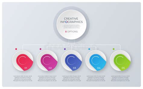 Modern Style Circle Donut Chart Infographic Design Visualization