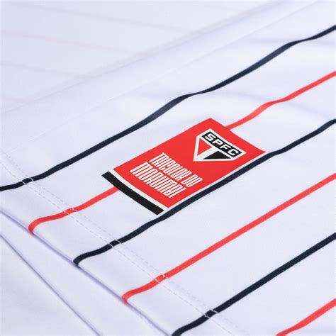 Camiseta Do S O Paulo Masculina Fardamento Listrada Dry Centauro