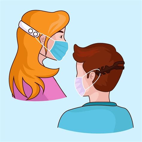 마스크 착용 벡터 Freepik에서 무료 고품질 벡터를 다운로드하세요 Freepik