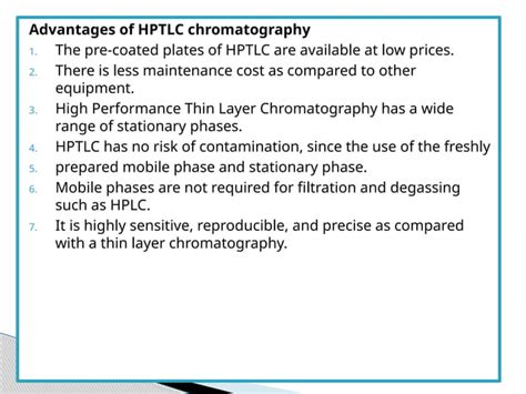 High Performance Thin Layer Chromatography Hptlcpptx