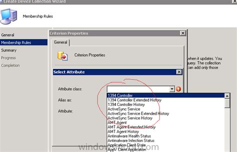 add attribute class add remove programs collections configuration
