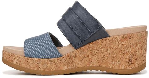 Dr Scholls S Cali Vibe Wedge Sandal Oxide Blue 10 M Lyst