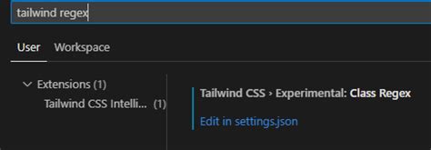 Question Tailwind IntelliSense ClassRegex For App Config