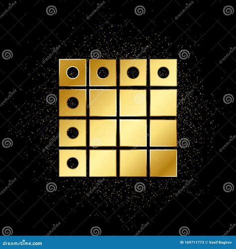 Database Server Excel Gold Icon Stock Illustration Illustration Of