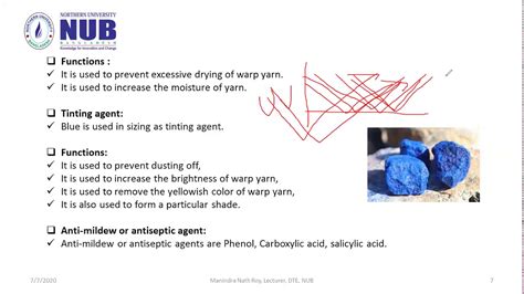 Btx Tex 2103 Wet Processing Technology I Lecture 05 Sizing And Desizing