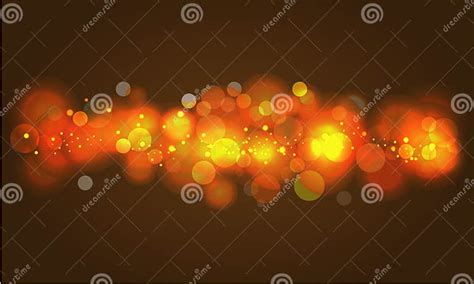 Soft Glowing Colored Bokeh And Lights Stock Vector Illustration Of