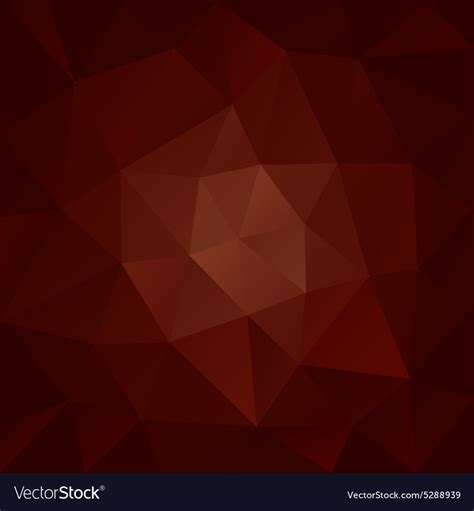 Brown Chocolate Polygonal Triangular Pattern Vector Image