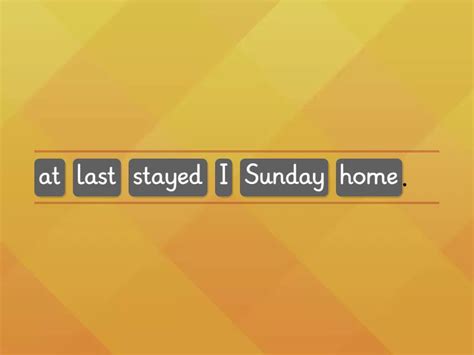 Full Blast 5 Nus Module 7 Past Simple Unjumble