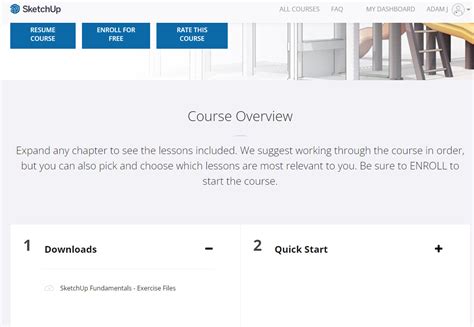 Sketchup Fundamentals Course Where Is Examples File Tutorials Sketchup Community