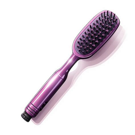 A Purple Toothbrush With A Purple Handle Is Shown Premium Ai