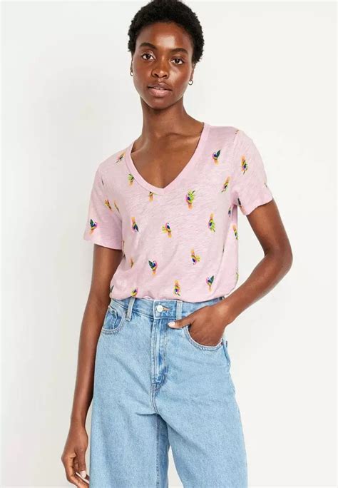 Buy Old Navy Everywear Slub Knit T Shirt For Women 2024 Online Zalora