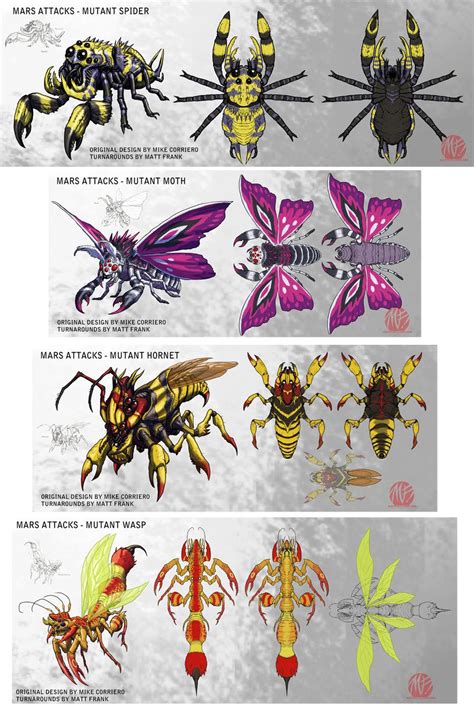 Mars Attacks Mutant Bug Concepts By Kaijusamurai On Deviantart